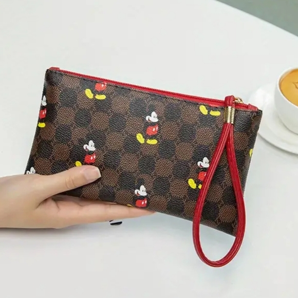 Disney | Bags | Disney Mickey Mouse Clutch Red | Poshmark